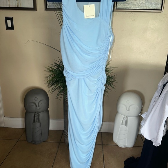 Skylar Rose | Dresses | Skylar Baby Blue Dress In Size Medium | Poshmark